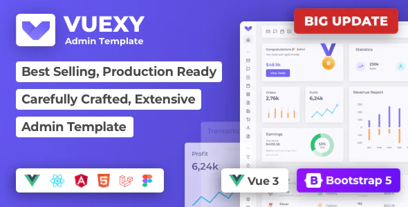 Vuexy V920 Vuejs、react、html 和 Laravel 管理仪表板模板 主题站 Wordpress主题、html模板、cms模板、wordpress插件