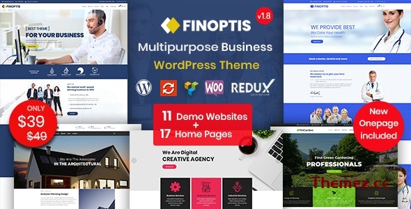 Finoptis v2.6.4 – 多用途商务 WordPress 主题-主题站 – WordPress主题、HTML模板、CMS模板、wordpress插件
