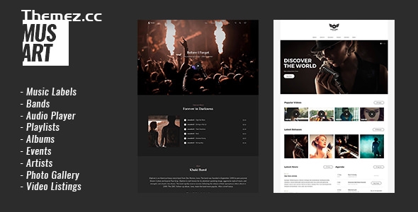 Musart v1.1.4 – 音乐厂牌和艺术家 WordPress 主题-主题站 – WordPress主题、HTML模板、CMS模板、wordpress插件